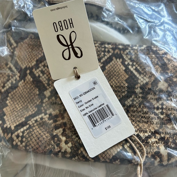 HOBO | Bags | Nwt Gorgeous Hobo Darcy Convertible Crossbody Purse Snakeskin | Poshmark